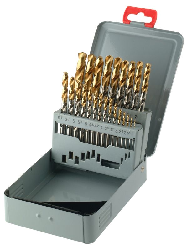HSSE twist drills in metal cassette